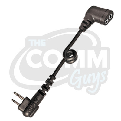 Motorola 2-Pin to 2-Pin Audio Adapter for Radio Earpieces Headsets ...