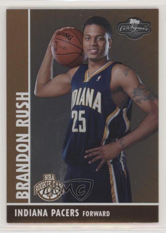 2008-09 Topps Co-Signers - Bronze Foil #139 Brandon Rush /299 (RC) for ...