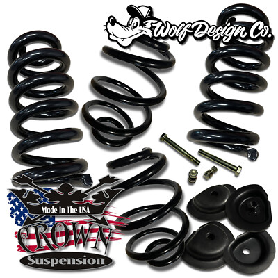 Crown Suspension 2-4 Drop Kit Chevy GMC C10 63-72 Lowering Coils ...