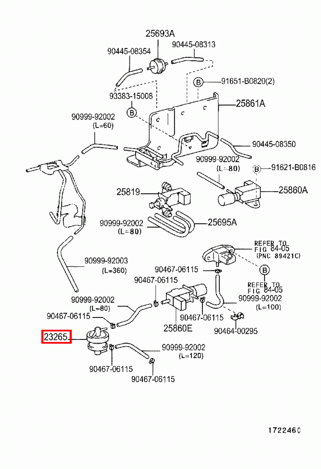 Genuine Hilux KUN16 KUN15 KUN136 KUN135 2KD 1KD MAP Sensor Oil ...