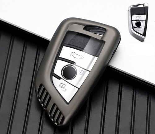 Auto Car Key Case Protective Zinc Alloy Shell for BMW X3 X1 X2 X5 IX3 ...