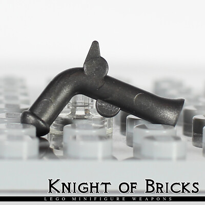 LEGO Minifigure PEARL DARK GRAY Weapon Gun Pirate Flintlock Pistol ...