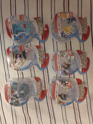 New S1 pokemon battle figures complete with 9 characters | eBay