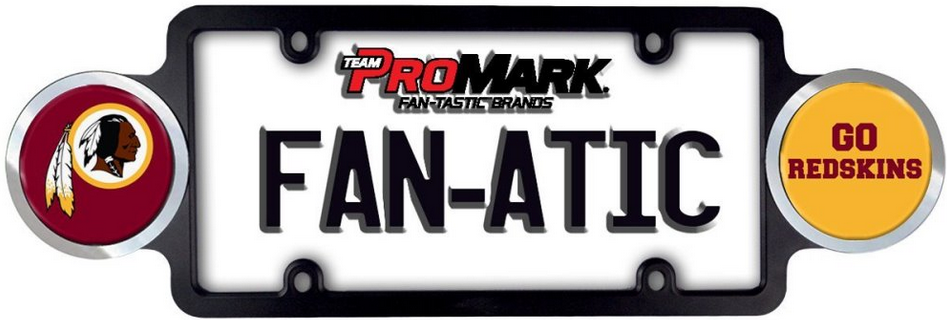 Redskins License Plate Holder