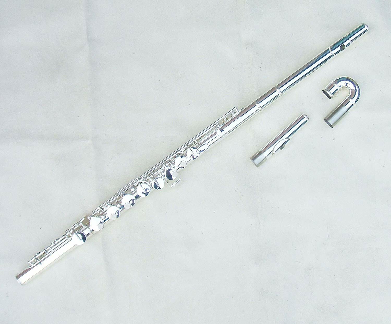 Funion Alto Flute G Key 2 Heads Curved Head and Straight Head ...