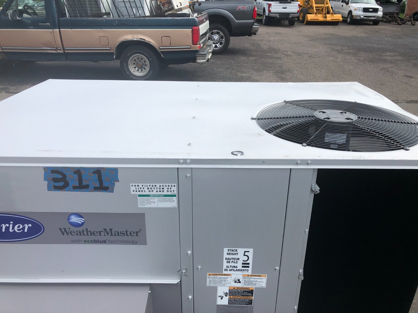 Carrier 5 Ton A/C-Only Rooftop Unit w/Economizer - 50GCN06A1D5A0A0A0 ...