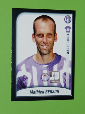 #482 MATHIEU BERSON TOULOUSE TFC PANINI FOOTBALL FOOT 2009-2010 | eBay