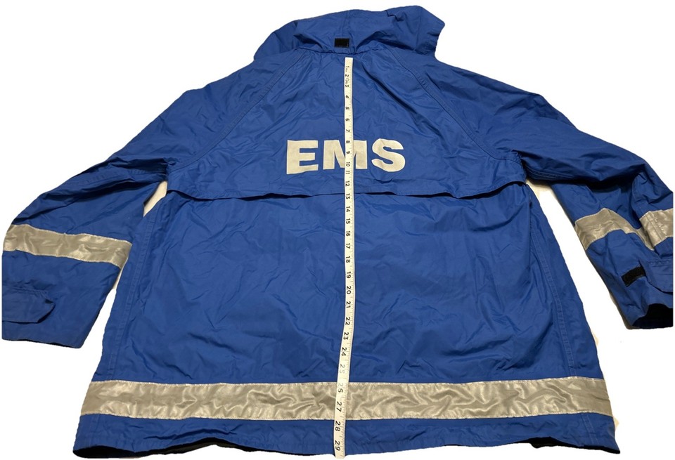 Vintage Pro Tuff Hi Viz Paramedic EMT Jacket Size XL EMS Blue ...