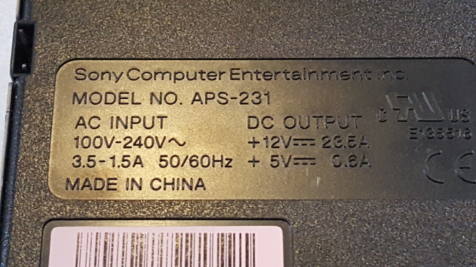 OEM Sony Playstation 3 Ps3 Power Supply APS-231 5pin (CECHG01) w/ Cable & Screws | eBay