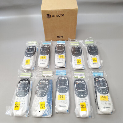 10 BRAND NEW GENUINE RC73 Remote Control Directv AT&T Satellite Cable ...