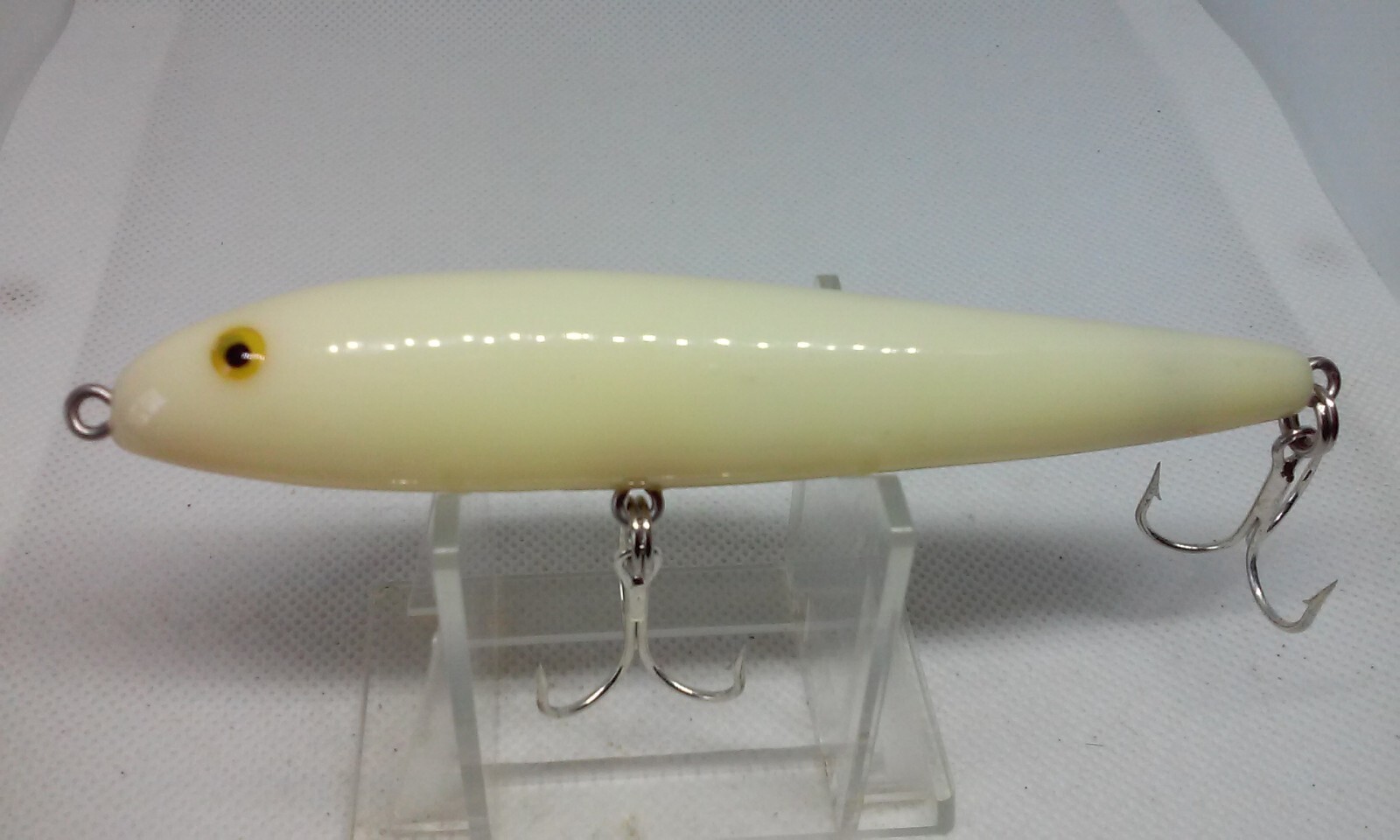 VINTAGE Rebel Jumpin Minnow Bone 4 1/2" Topwater/Surface Fishing Lure ...