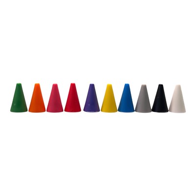 Hues and Cues Game Replacement Pawn Plastic Color Cone Markers One of ...