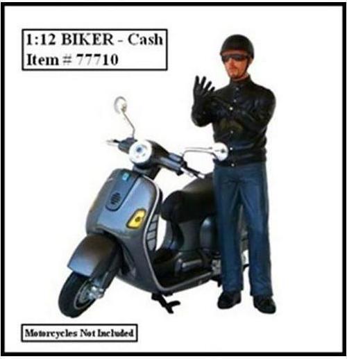 Biker Cash Figure For 1:12 Models by American Diorama | eBay