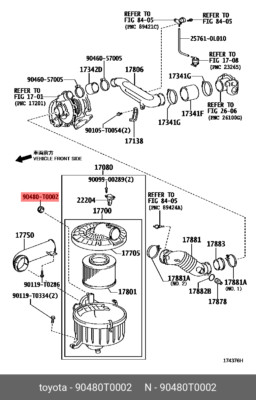Genuine OE grommet, 90480T0002 for TOYOTA 90480-T0002 | eBay