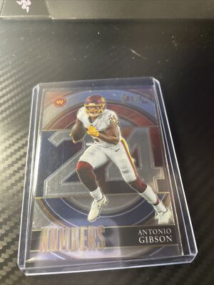 2021 Panini Select Numbers Insert Antonio Gibson Washington Commanders ...