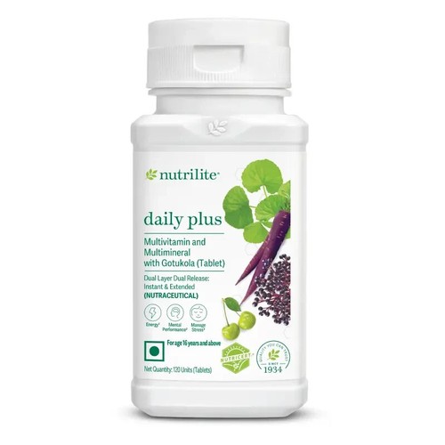 Amway Nutrilite Daily Plus 120 Tablets Multivitamin & Multimineral with ...