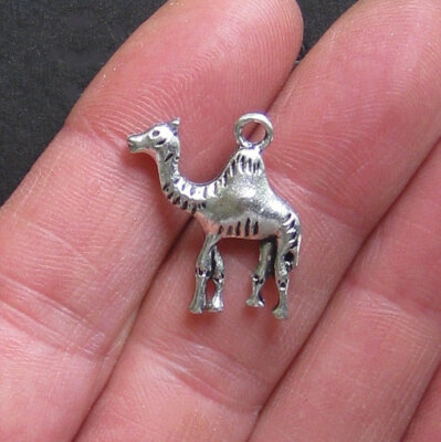 5 Camel Charms Antique Silver Tone Two Sided - SC084 | eBay