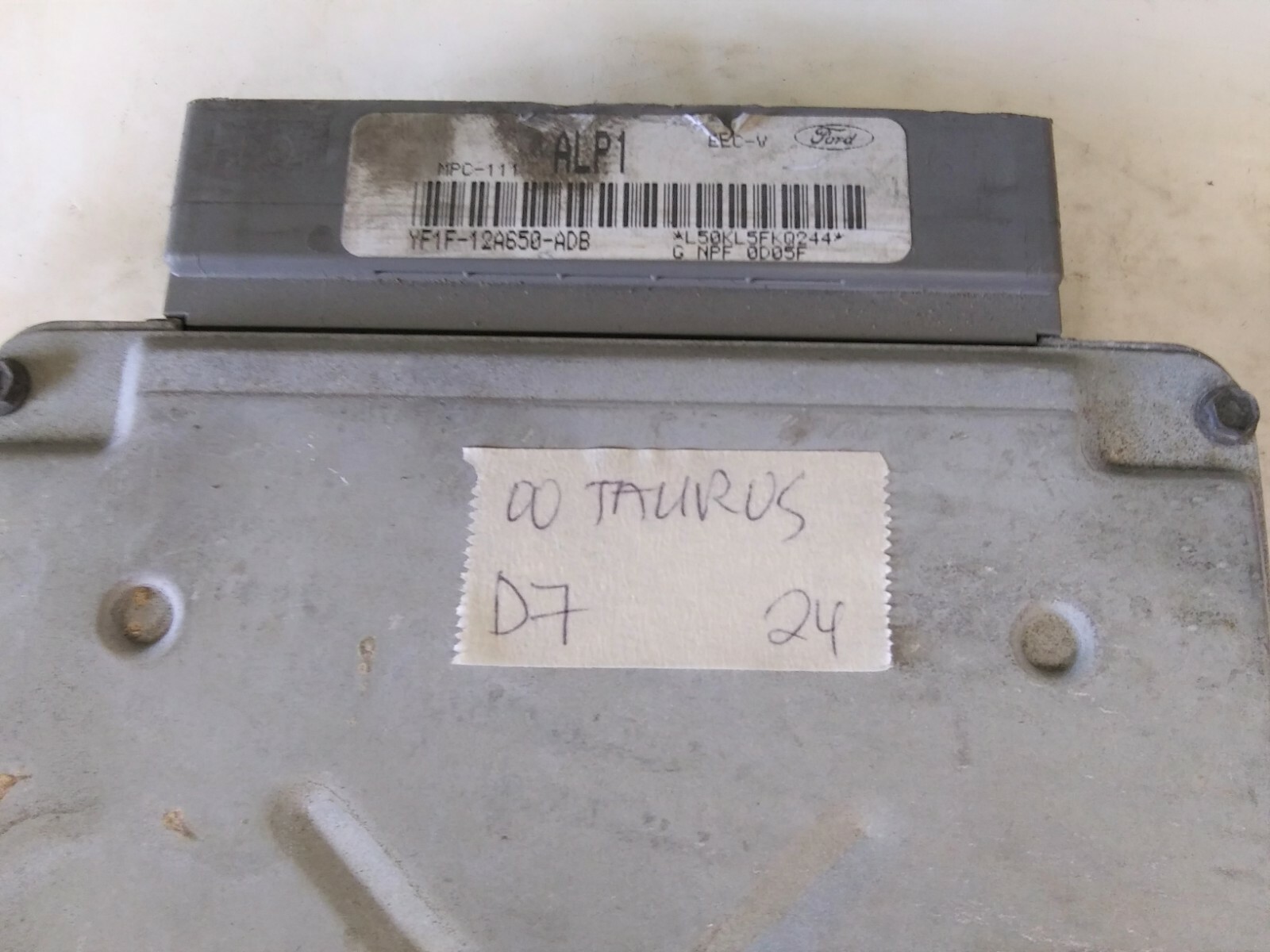 YF1F-12A650-ADB Ford Taurus or Mercury Sable 2000 ecu ecm computer ...