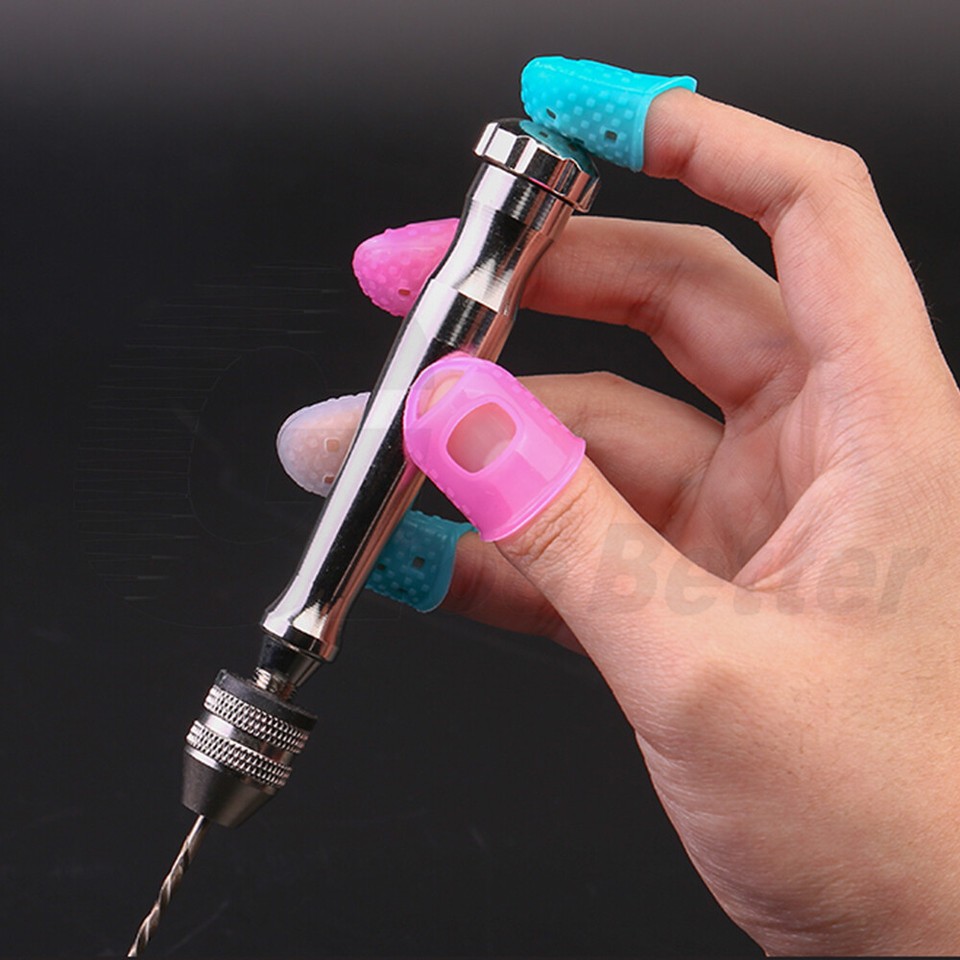 Rubber Thimble Thimblettes Finger Cones Protector Page Turner Large ...