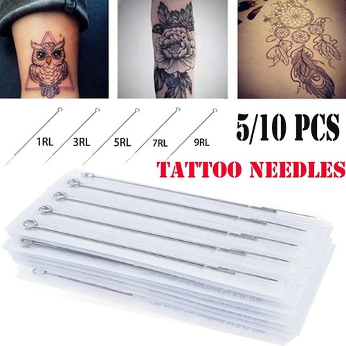 Beauty Needle Stainless Steel 1/3/5/7/9/11 RL Tattoo Needles Sterile ...