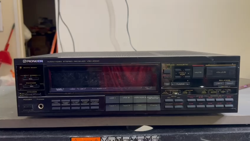 Pioneer Audio/Video Stereo Receiver VSX-4000 Tested & Working! SEE ...