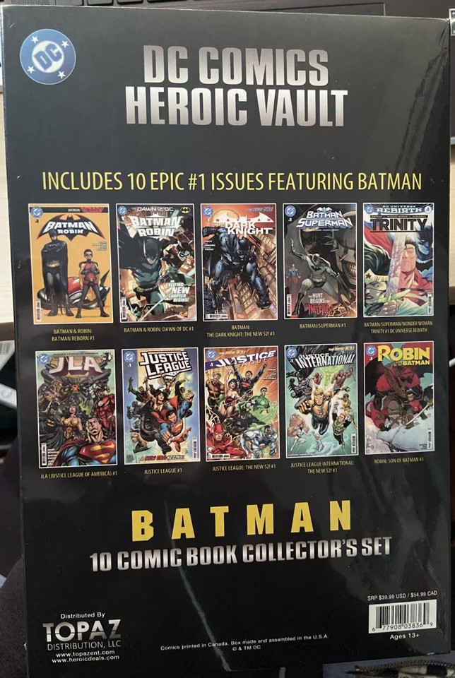 Batman Comic Book Heroic Vault | eBay