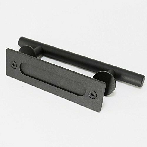 12" Sliding Barn Door Handles Pulls Double Sided Hardware Set Flat ...