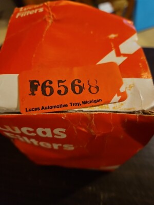 NOS Lucas Filters F6568 Oil Filter | eBay