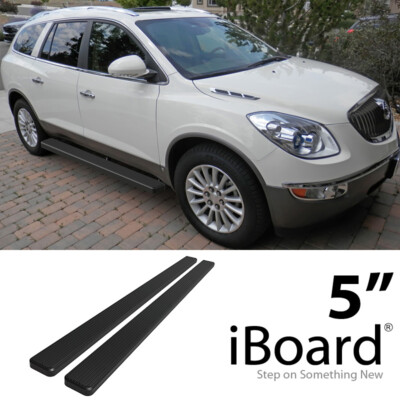 APS Running Board Side Step Bar 5in Black Fit Chevy Traverse Buick ...