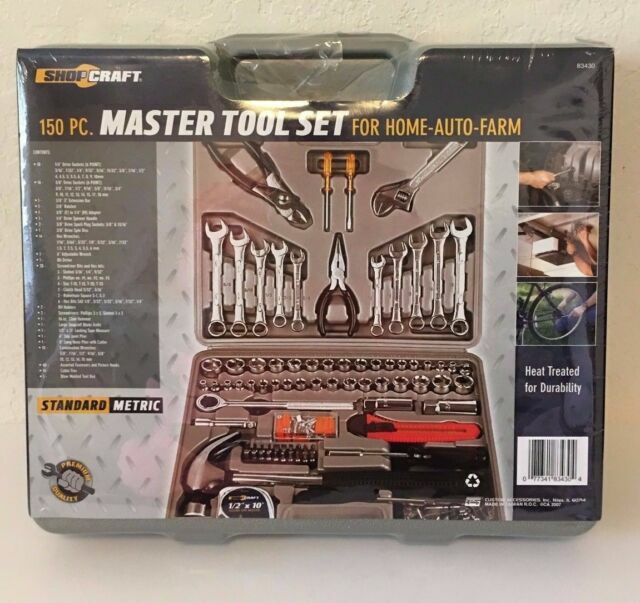 Custom Accessories 83430 Shop-Craft Master Tool Set - 150 Piece for ...