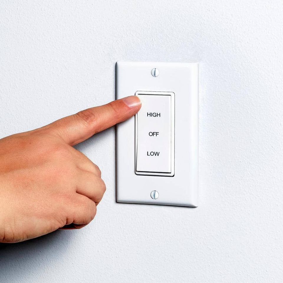 2 Speed Wholehouse Fan Control Switch | eBay