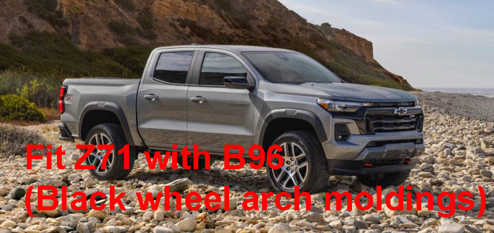 F&R OE Style Flat Splash Guard Mud Flap Set Fit 23-Up Chevrolet ...