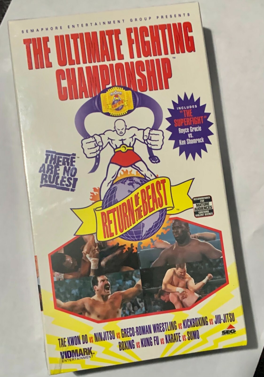 The Ultimate Fighting Championship 5: Return of the Beast (VHS,1998 ...