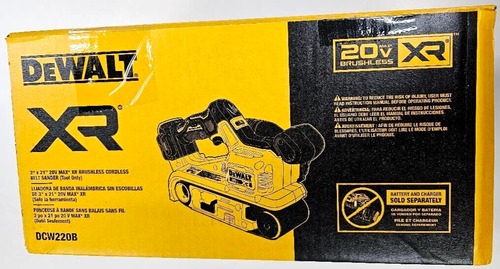 DeWalt DCW220B 20V Cordless 3" x 21" Belt Sander Brushless 20 Volt XR ...
