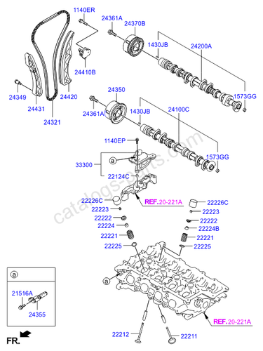 GENUINE BRAND NEW HYUNDAI VELOSTER 2014-ONWARDS TENSIONER ASSY - TIMING ...