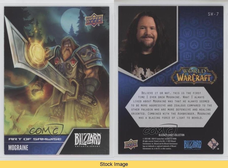 2023 Upper Deck Blizzard Legacy Collection Art of Samwise Mograine READ ...