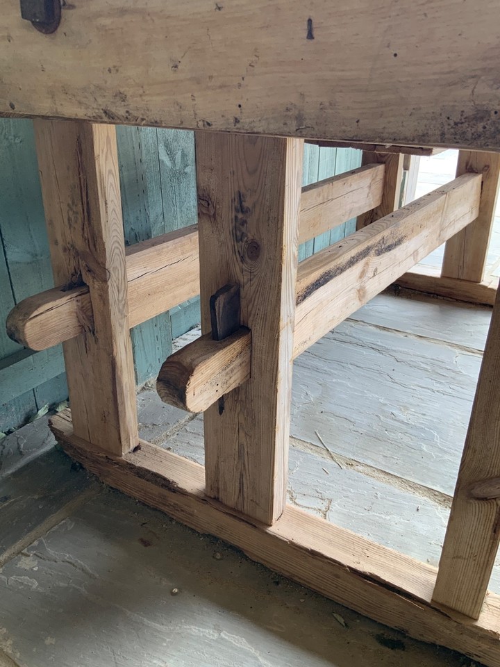 VERY RARE VINTAGE CARPENTER’S WOOD WORK BENCH - COLLECTOR’S ITEM ...