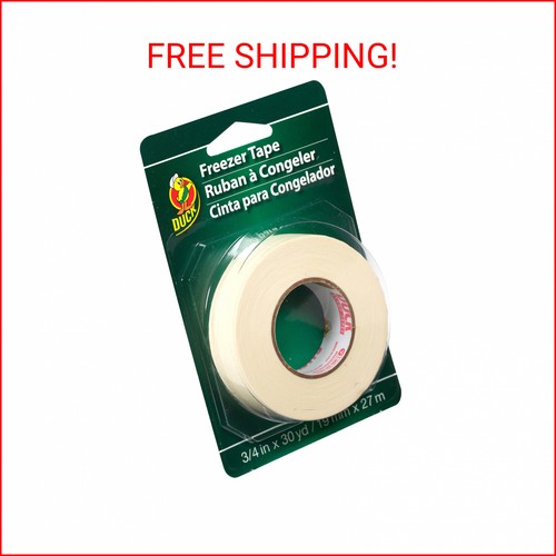 Duck Brand Write-On Freezer Tape, 3/4-Inch by 30-Yard, Single Roll ...