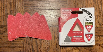 Diablo Triangle Sandpaper StickFast - 2-7/8" x 2-7/8" - 60 Grit (5 of ...