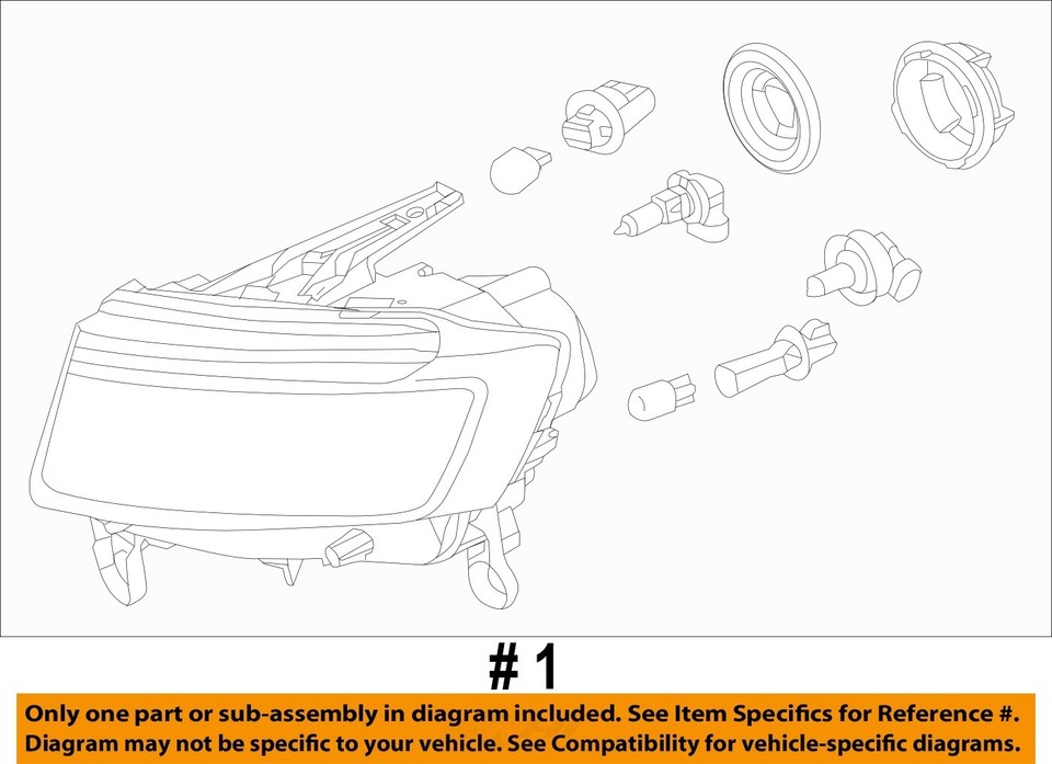 CHRYSLER OEM 14-16 Grand Cherokee Headlamp Components-Headlamp Assy ...