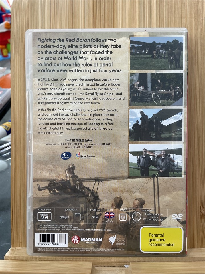 Fighting The Red Baron - DVD - Region 0 | eBay
