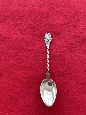 Souvenir Spoons - Sterling Silver Indian Head