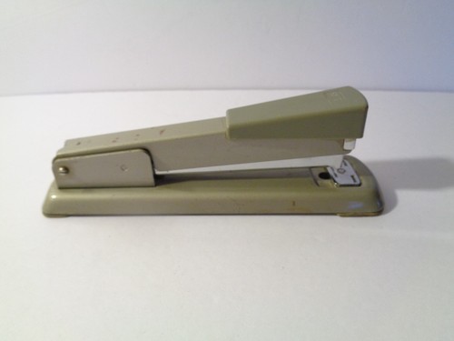 Sears 8" Desk Top Stapler Tested Works Fine Vintage Silver/Gray Home ...