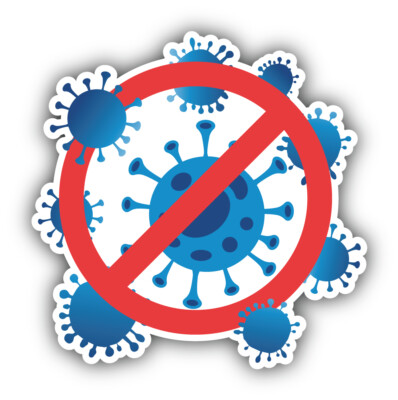 Germ Virus Stop Vinyl Sticker Car Bumper Decal - ''SIZES" | eBay