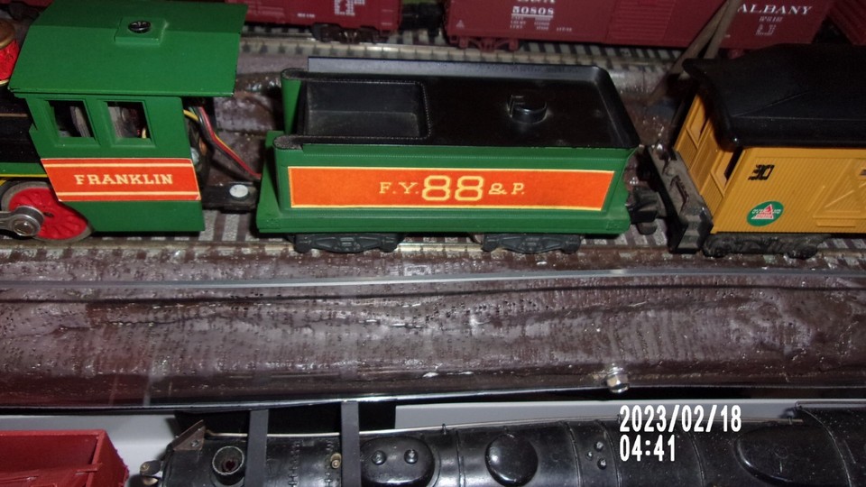 VINTAGE FRONTIER TRAIN SET BY A.C. GILBERT, W/TRACK & TRANSFORMER, S ...