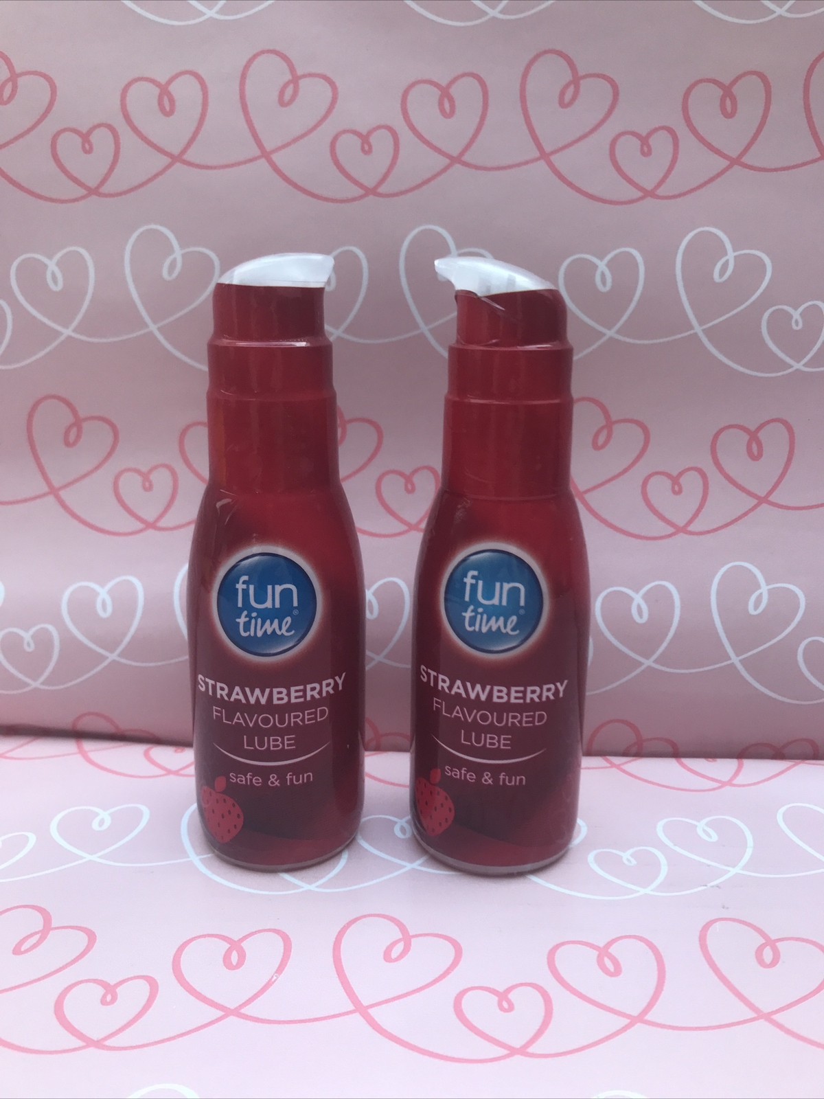 Fun Time Strawberry Water-Based - Safe & Fun - 2x75ml Free Shipping ...