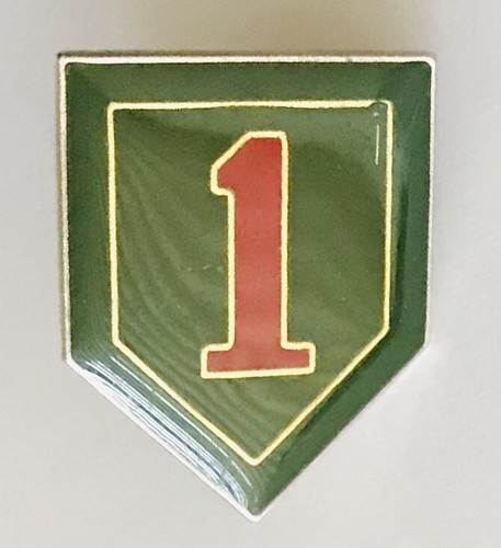 Big Red One Pin Badge 1st Infantry Division US Military Insignia ...