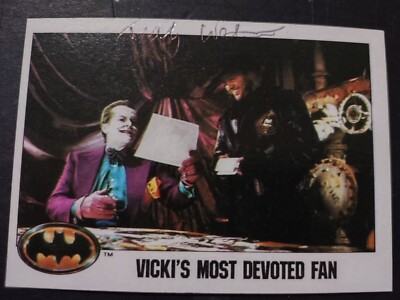 TRACEY WALTER AKA BOB THE GOON SIGNED AUTOGRAPHED 1989 TOPPS BATMAN ...