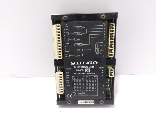 Selco m2000-29-61b controller with m0600-01 shutdown unit for sale ...