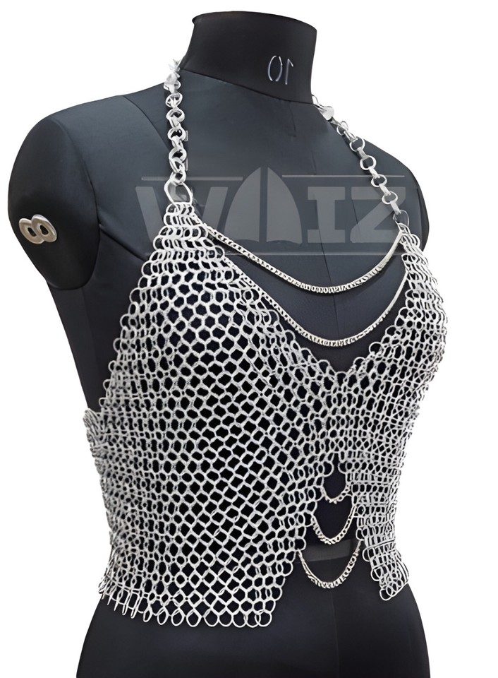 Aluminum Chainmail Top – Sleeveless Butted Rings for LARP or Costume | eBay